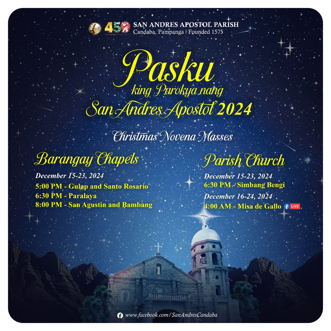Simbang Bengi 2024 | San Andres Apostol Parish