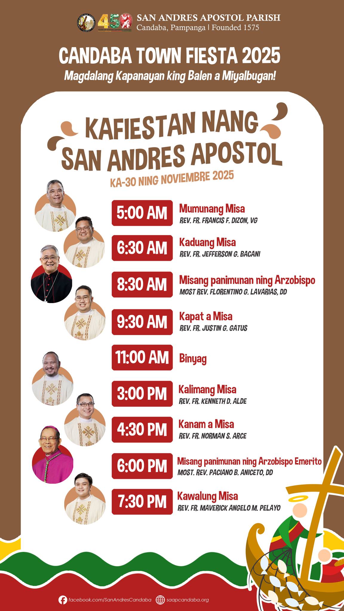 Candaba Town Fiesta 2025 | San Andres Apostol Parish